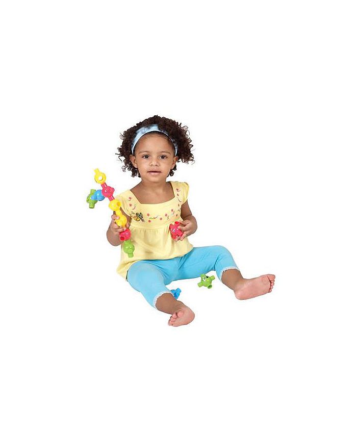 Kaplan Early Learning Baby Connects Happy Face Connecting Balls - 36 ...