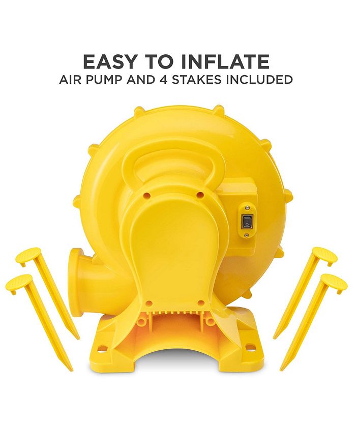 Sunny & Fun Inflatable Water Slide with Bounce House & Splash Pool - Macy's