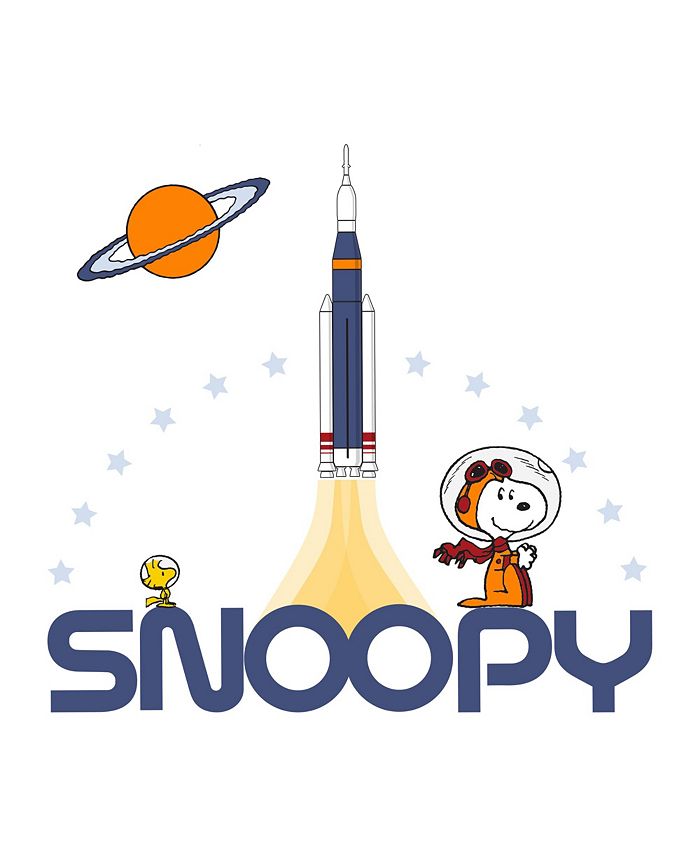 Bedtime Originals Astronaut Snoopy Blue Spaceship Wall Decals - Macy's