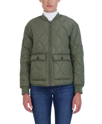 Sebby Collection Women's Quilted Short Jacket - Macy's