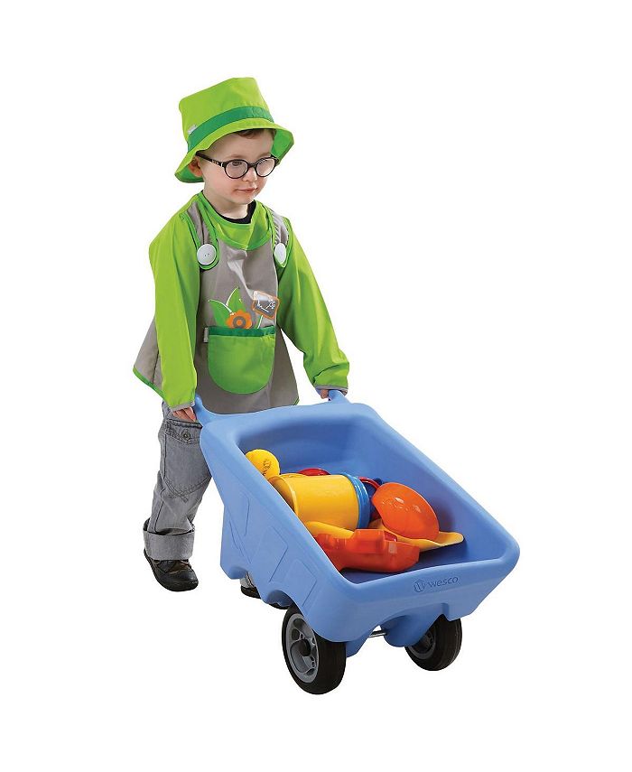 Wesco Toddler Sized Small Wheelbarrow in Blue - Macy's