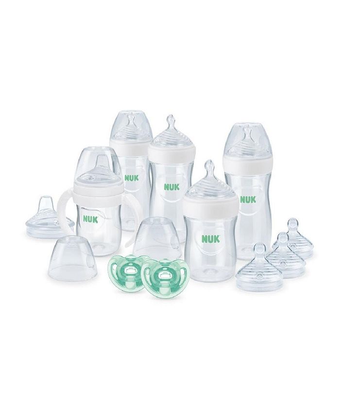 NUK Baby Simply Natural 12 Piece Bottle, Cup and Pacifier Gift Set - Macy's