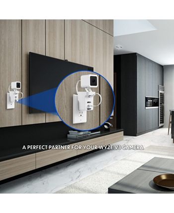 Wasserstein AC Outlet Wall Mount Compatible with Wyze Cam V3 - Reliable ...
