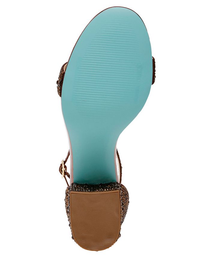 Betsey Johnson Betsey Johnson Women's Mari Block Heel Evening Sandal ...