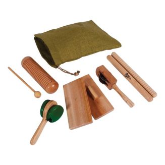 Westco Basic Natural Wooden Instruments - Set of 6 - Macy's