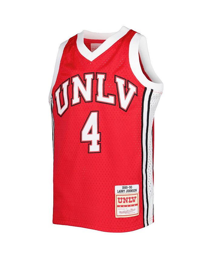 Mitchell & Ness Big Boys Larry Johnson Scarlet Unlv Rebels Swingman ...