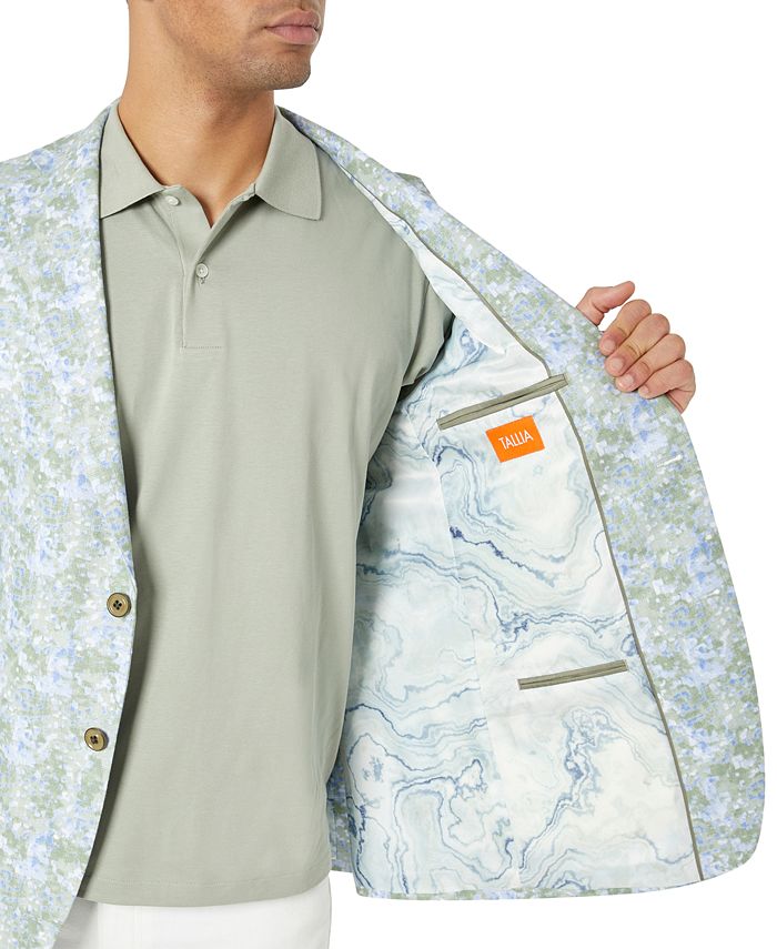 Tallia Slim Fit Patterned Linen Sportcoats & Reviews - Blazers & Sport ...