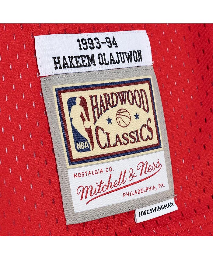 Mitchell And Ness Mens Hakeem Olajuwon Navy Red Houston Rockets