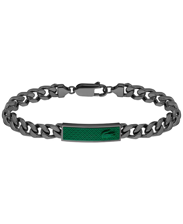 Lacoste Men's Curb Chain Bracelet - Macy's