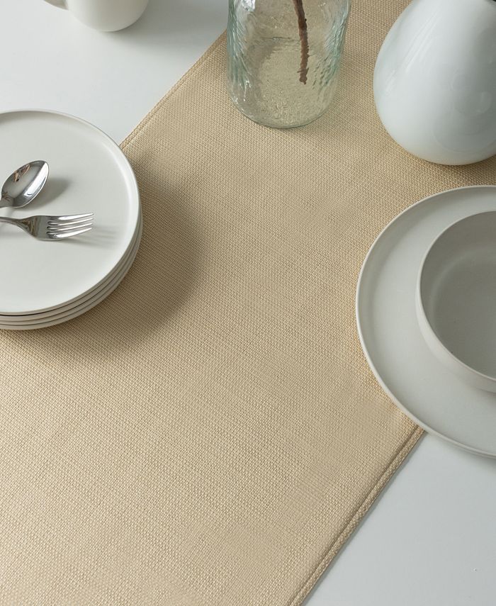 Benson Mills Madison Solid Table Runner, 16" x 80" - Macy's