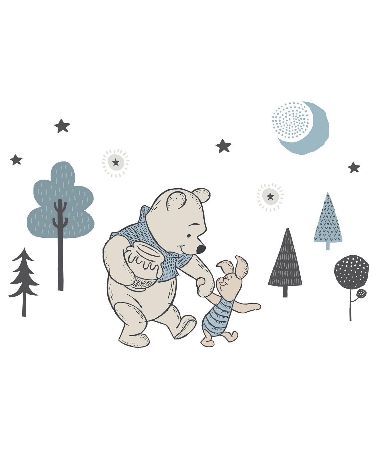 Click here for Lambs & Ivy Disney Baby Forever Pooh Blue/Beige Be... prices