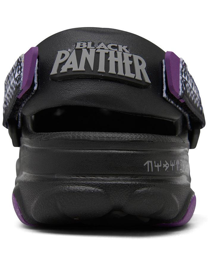 Crocs Little Kids Marvel Black Panther Classic Clogs from Finish Line ...