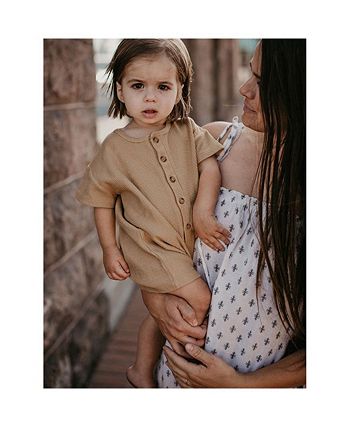 The Simple Folk Baby Boy and Baby Girl Organic Cotton Explorer Playsuit - Macy's