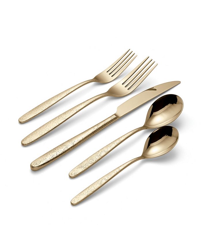 Oneida Storm Champagne 20 Piece Everyday Flatware Set, Service For 4 ...