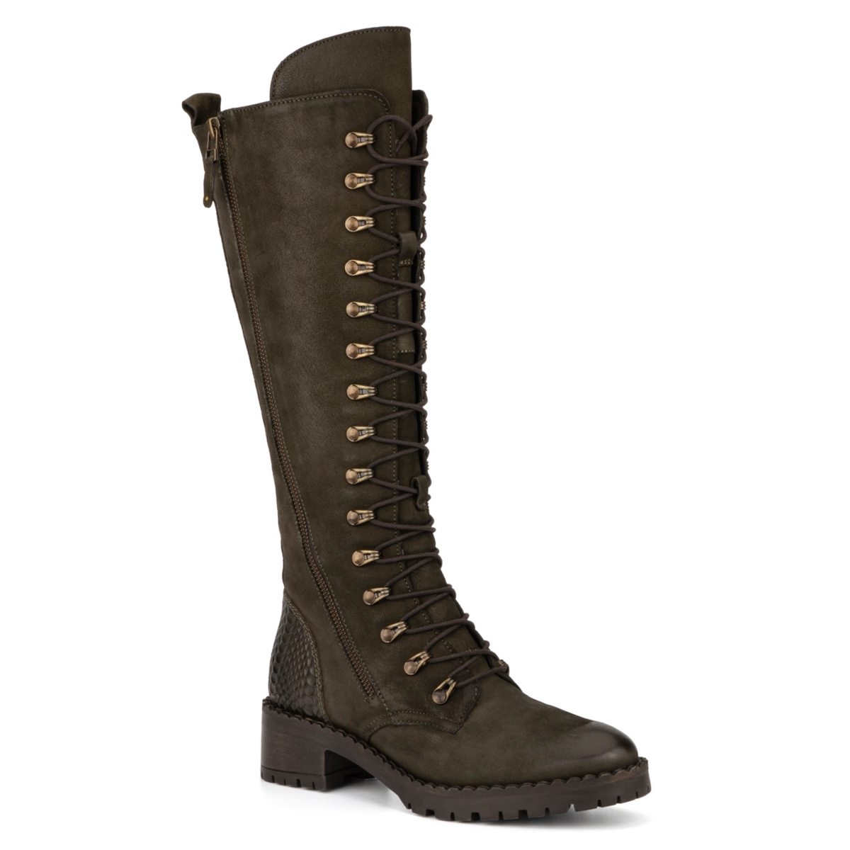 Click here for Womens Henrietta Tall Boots - Army Green prices