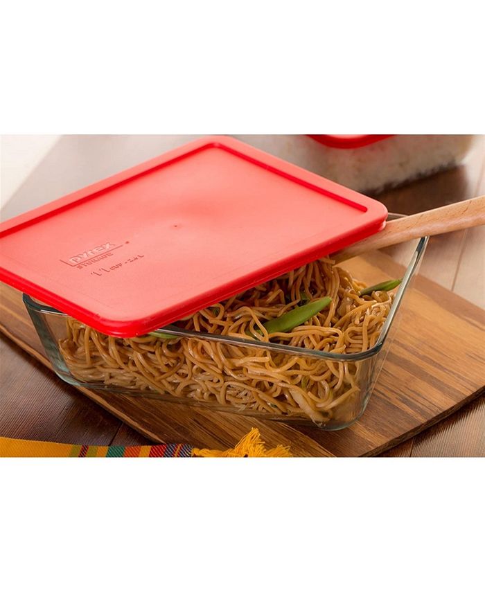Pyrex Simply Store Rectangular Glass Food Storage Dish, 11-Cup - Macy's