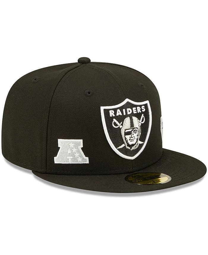 New Era Men's Black Las Vegas Raiders Identity 59Fifty Fitted Hat - Macy's
