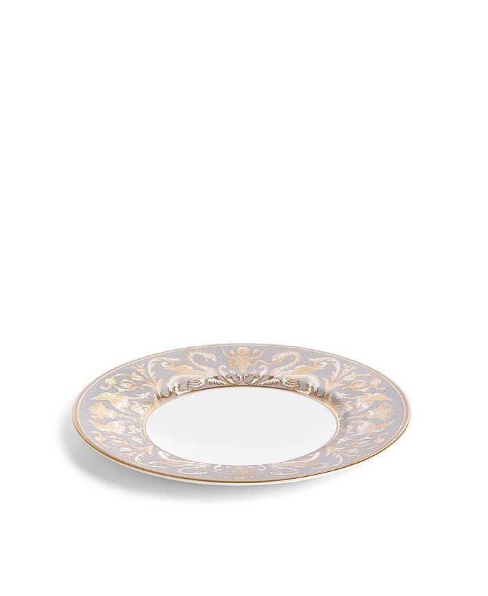 Wedgwood Renaissance Grey Accent Salad Plate 9" Scroll - Macy's