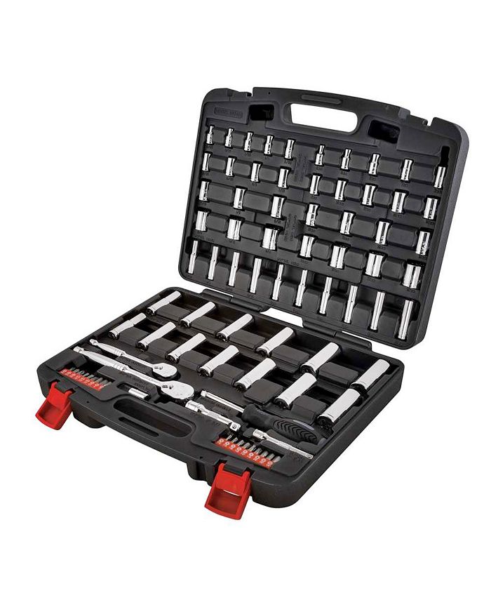 Powerbuilt 80 Piece Tool Set with Sockets, Ratchets, and Accessories in ...