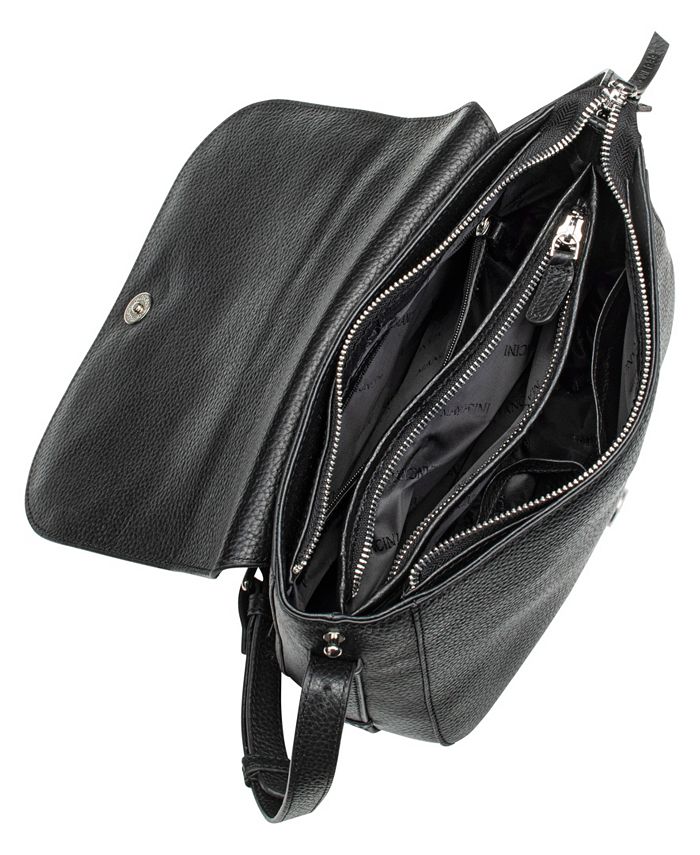 Mancini Women's Pebbled Amy Crossbody Handbag - Macy's