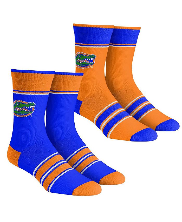 Rock 'Em Men's and Women's Socks Florida Gators Multi-Stripe 2-Pack ...