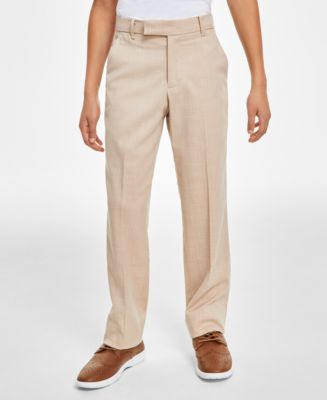 Calvin Klein Big Boys Stretch Sharkskin Pants - Macy's