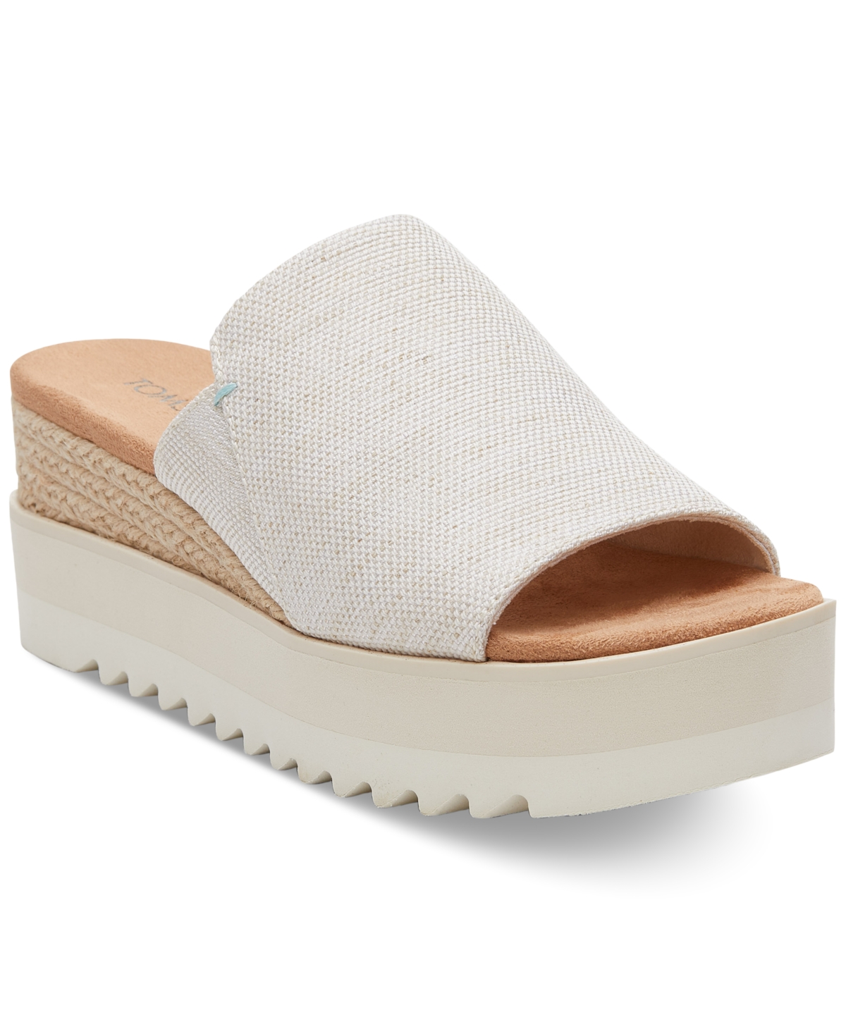 Click here for Toms Womens Diana Slip-On Wedge Sandals - Natural... prices