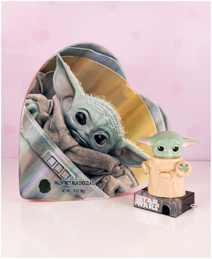 Star Wars The Mandalorian Grogu Valentine's Day Heart Tin and Candy ...