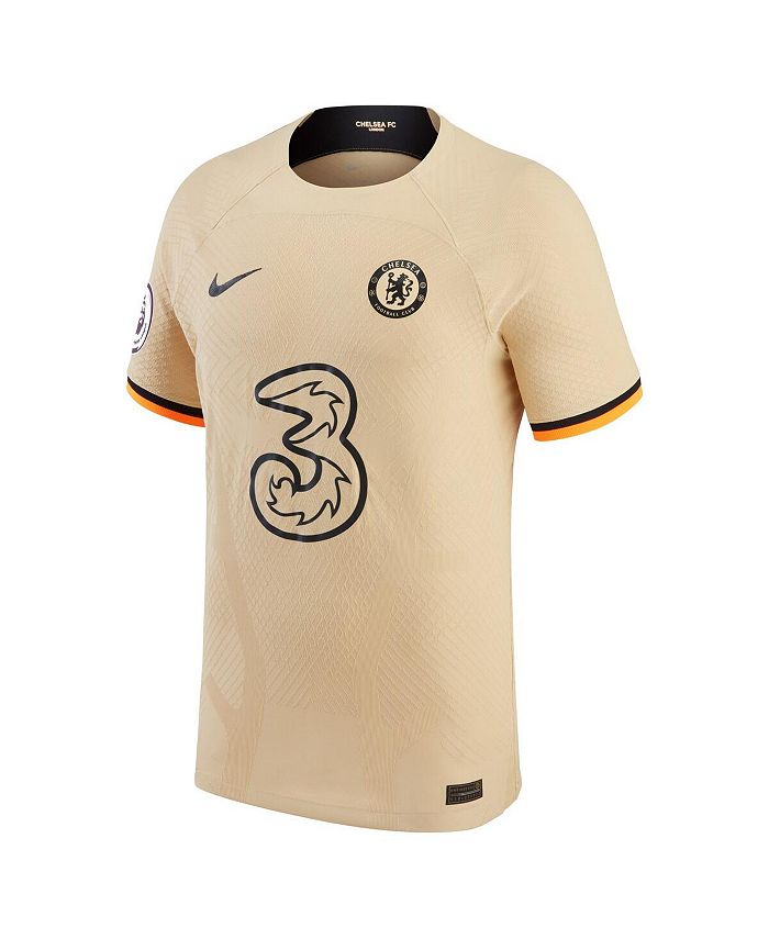 Nike Men's Christian Pulisic Gold Chelsea 2022/23 Third Authentic ...