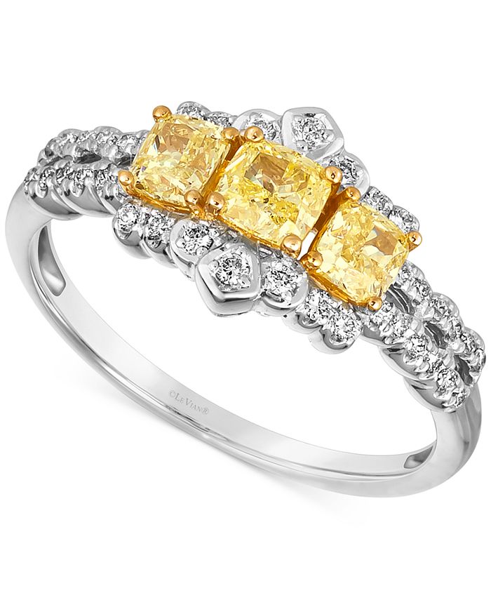 Le Vian Couture® Sunny Yellow Diamond (3/4 ct. t.w.) & Vanilla Diamond ...