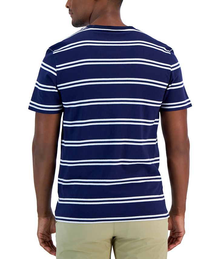 Club Room Mens Classic Fit Double Stripe T Shirt Created For Macys