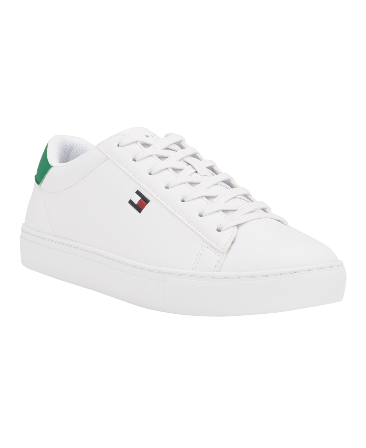 Click here for Tommy Hilfiger Mens Brecon Cup Sole Sneakers - Whi... prices
