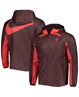 Men's Nike Maroon Liverpool AWF Raglan Full-Zip Jacket - Macy's