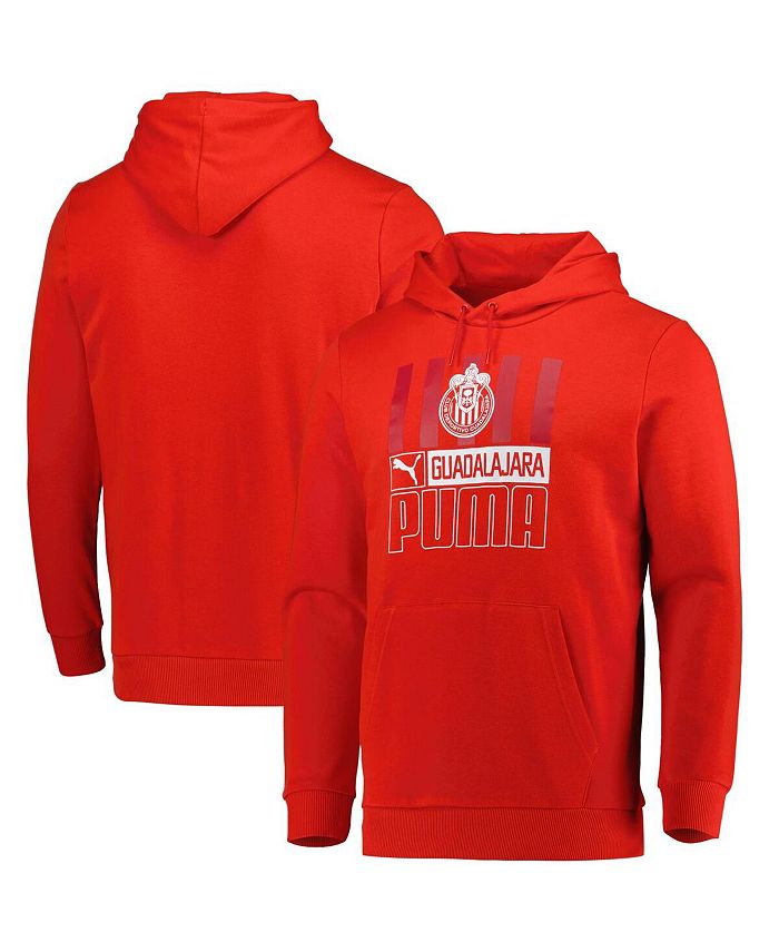 Puma Men's Red Chivas FtblCore Team Pullover Hoodie - Macy's