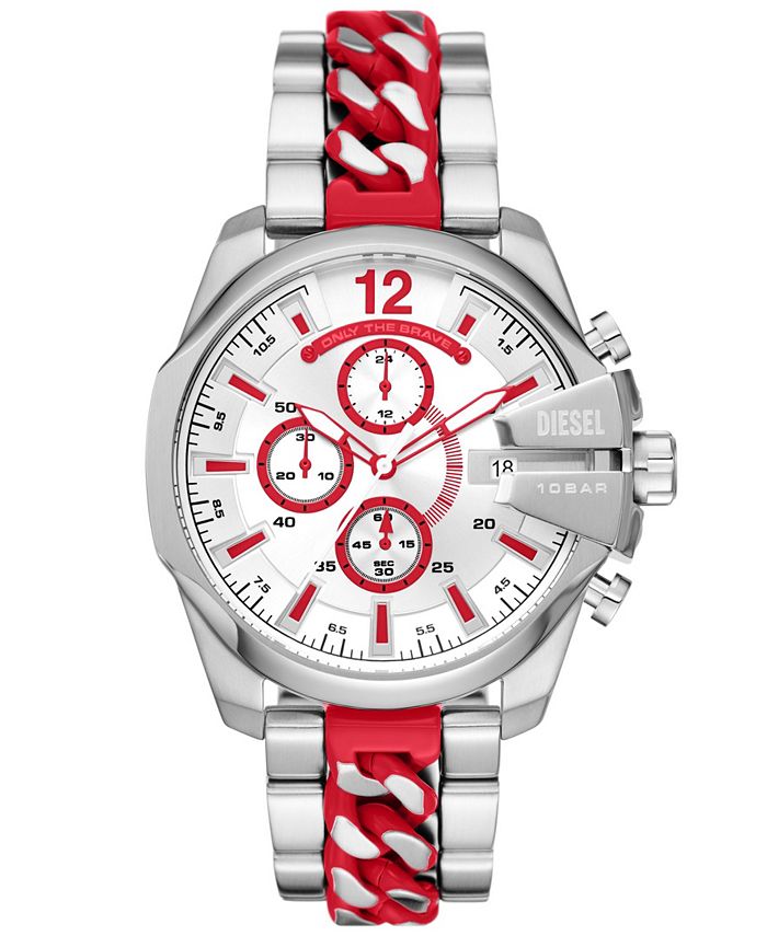 Diesel Men's Baby Chief Chronograph Two-Tone Stainless Steel Watch 43mm ...