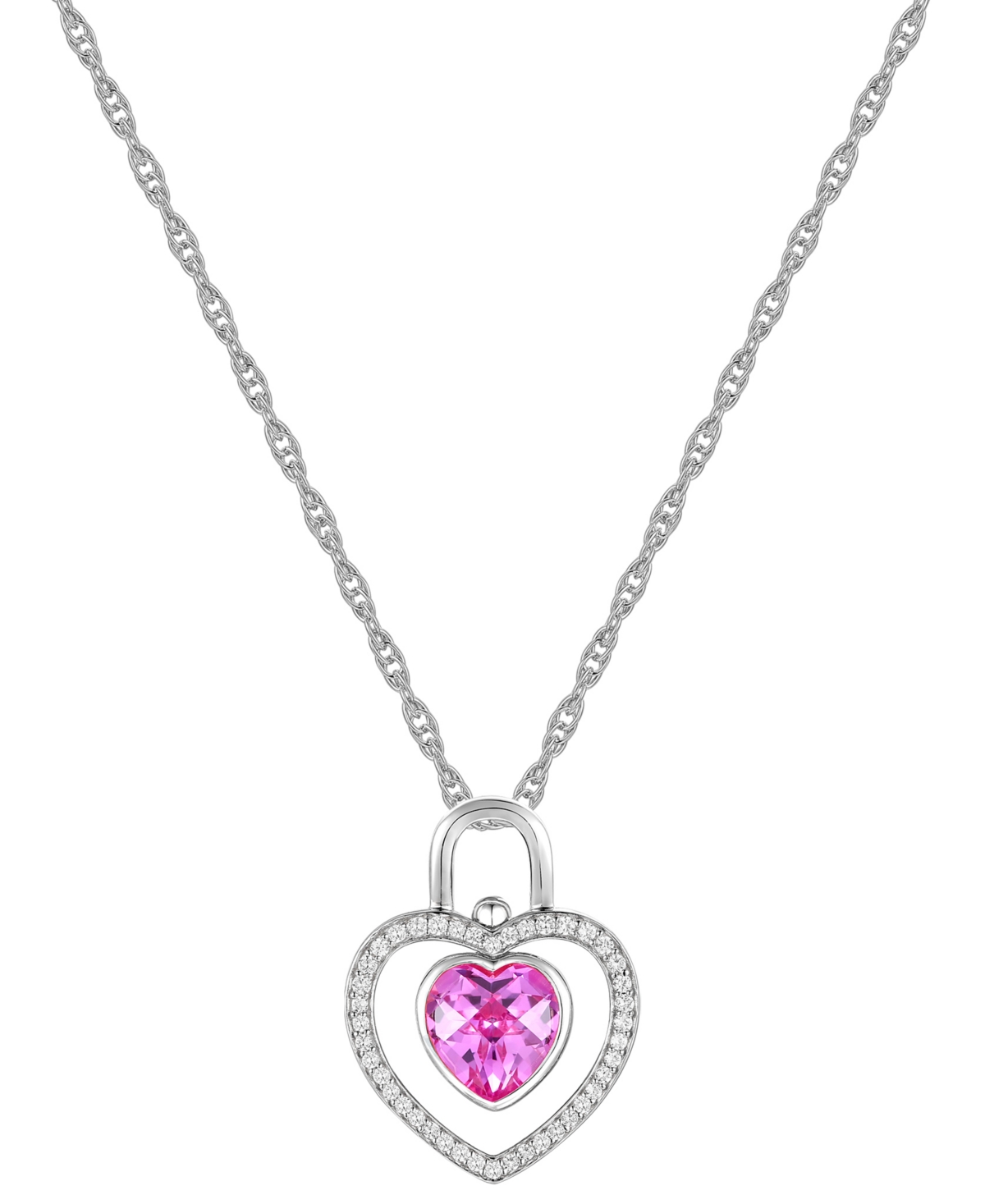 Click here for Lab-Grown Pink Sapphire (2-3/8 ct. t.w.) & Lab-Gro... prices