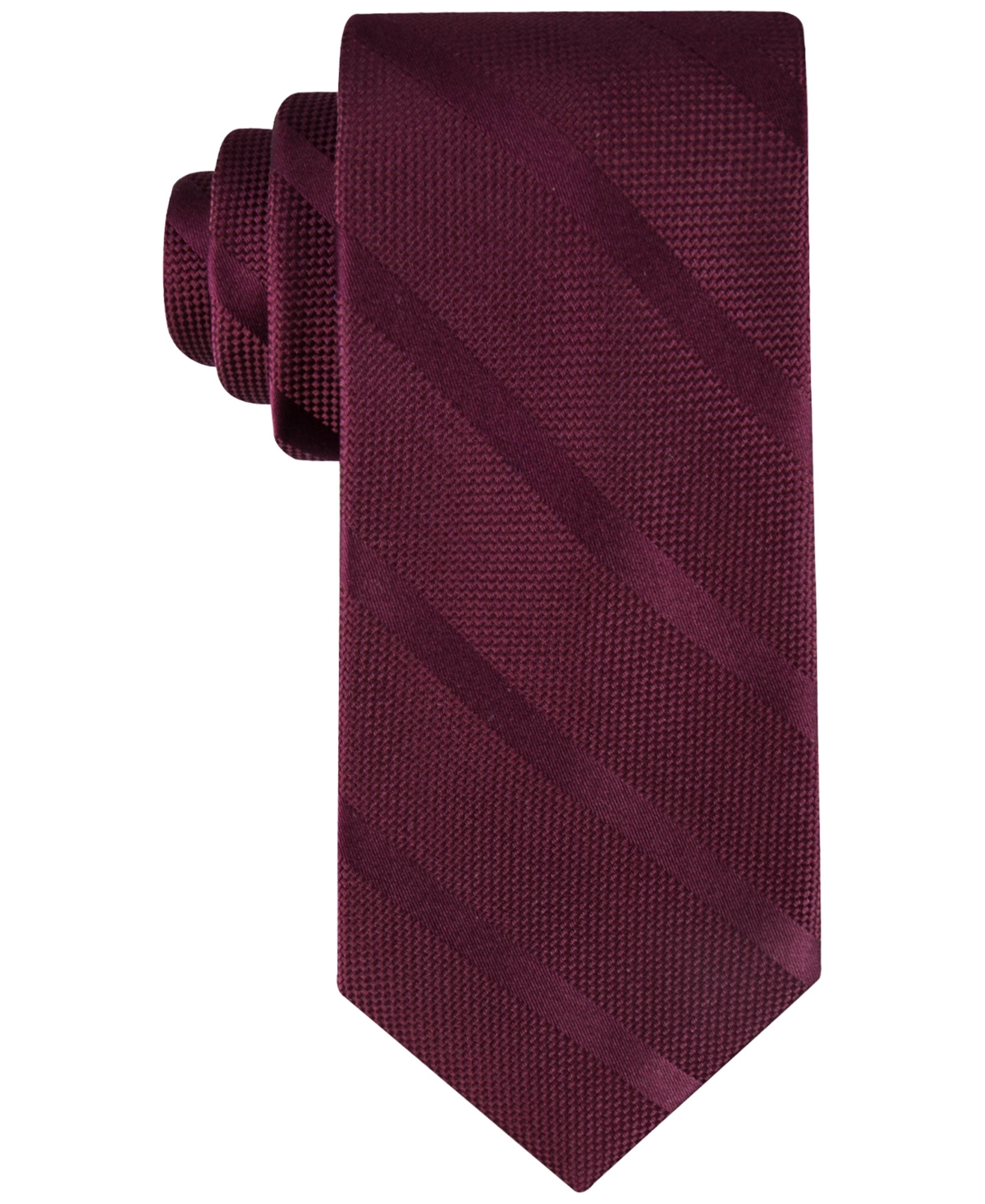 Click here for Tommy Hilfiger Mens Solid Textured Stripe Tie - Bu... prices