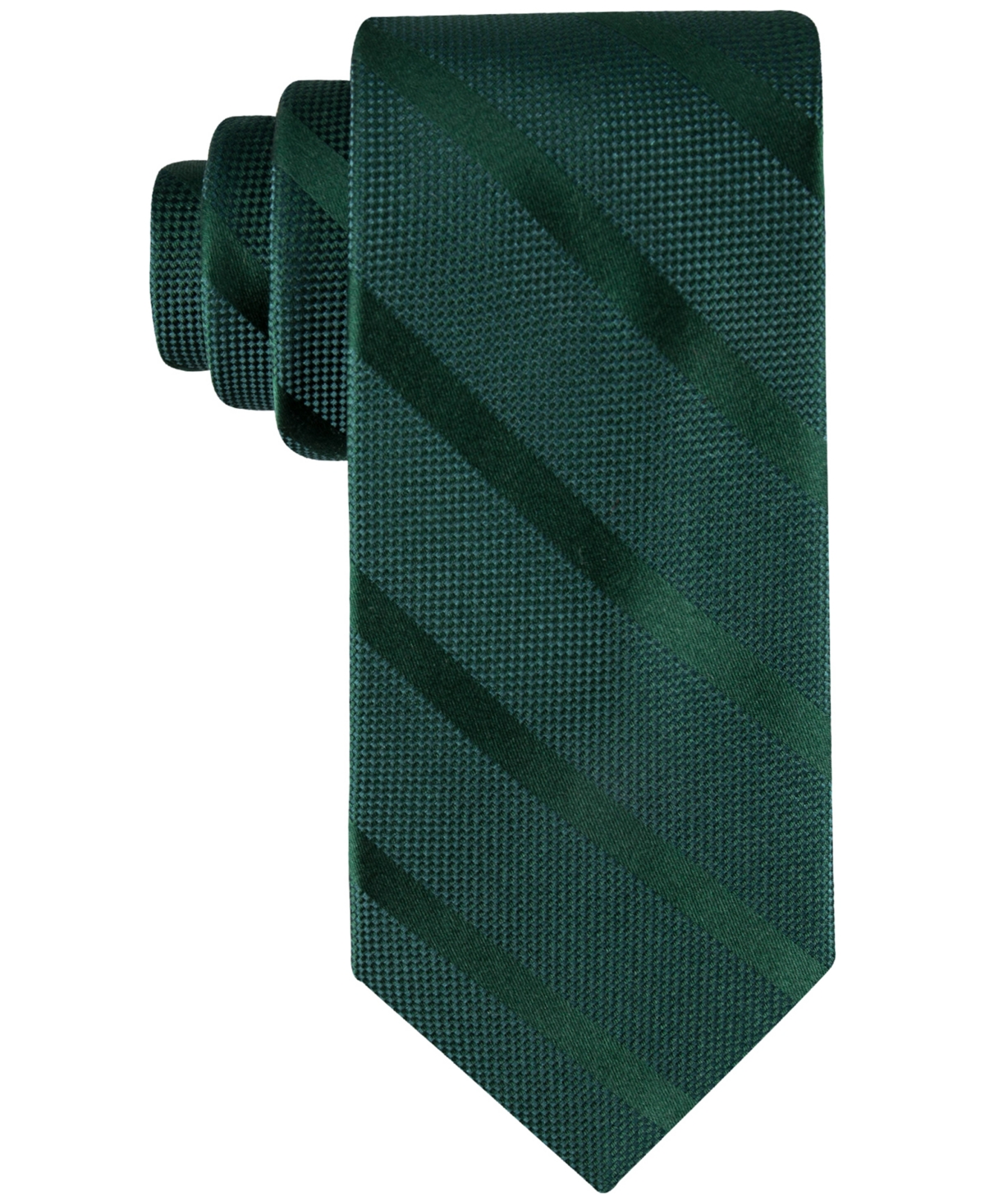 Click here for Tommy Hilfiger Mens Solid Textured Stripe Tie - Hu... prices