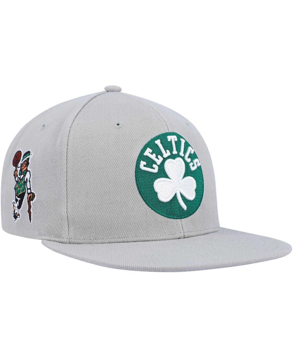 Click here for Mens Mitchell & Ness Gray Boston Celtics Side Core... prices