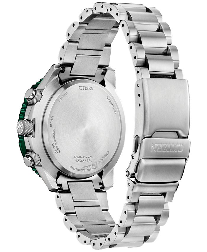 Citizen Eco-Drive Men's Chronograph Promaster Sky Stainless Steel ...