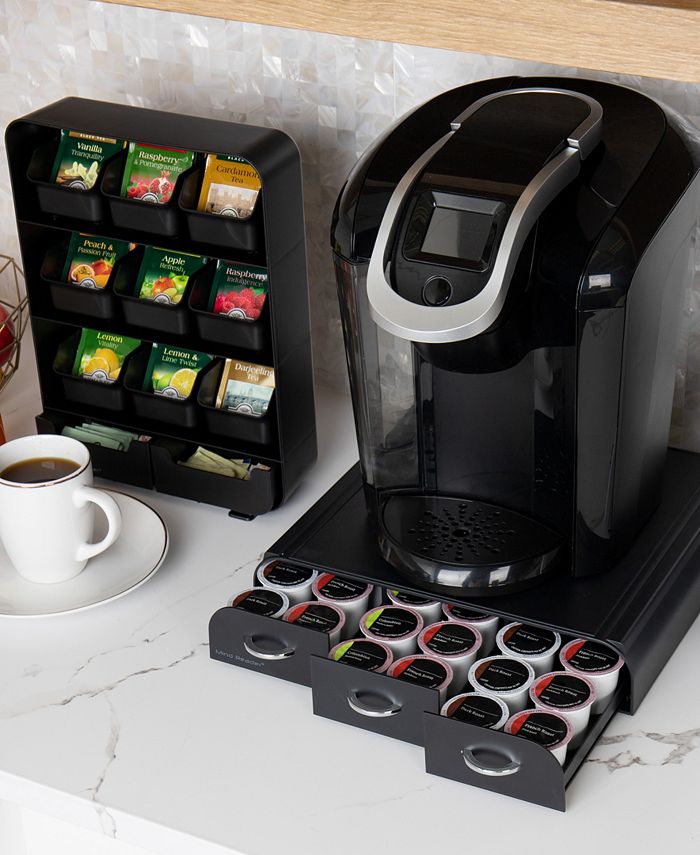 Mind Reader Coffee and Tea Dispenser Set, Countertop Organizer, Set of ...