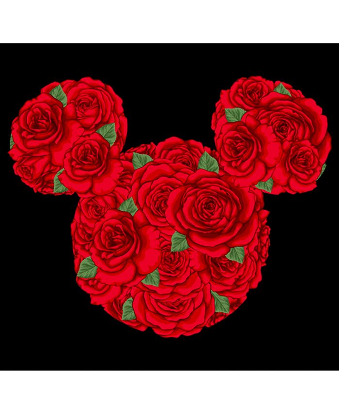 Disney Boy's Mickey & Friends Mickey Mouse Rose Silhouette Child T ...