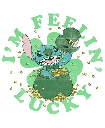 Disney Girl's Lilo & Stitch I'm Feeling Lucky Child T-Shirt - Macy's