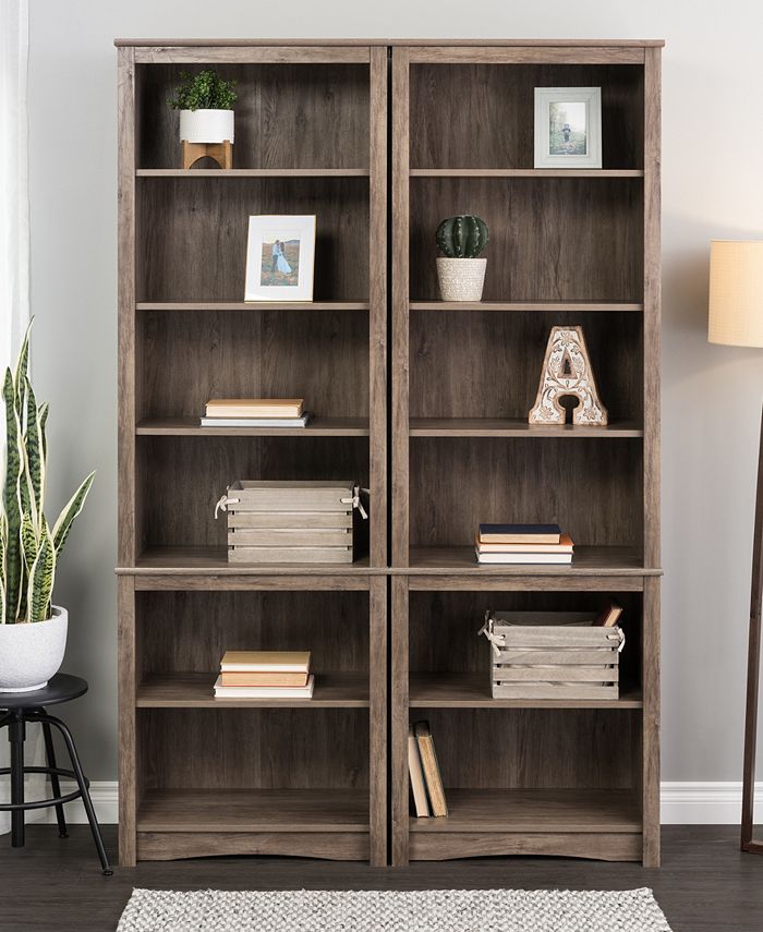 Prepac Tall 6-Shelf Bookcase - Macy's