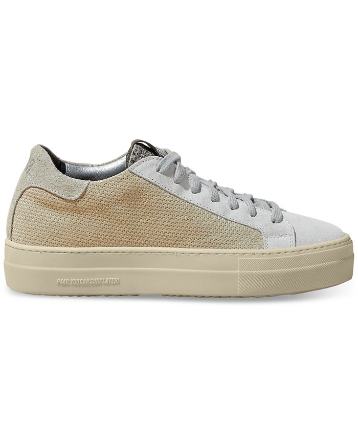 P448 Women's Thea Lace-Up Low-Top Sneakers - Macy's