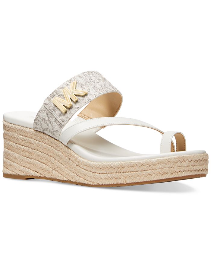 Michael Kors Women's Jilly Espadrille Platform Wedge Sandals - Macy's