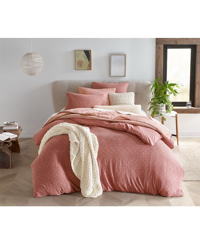 Oake Taos Stripe 2-Pc. Duvet Cover Set, Twin, Created for Macy's - Macy's