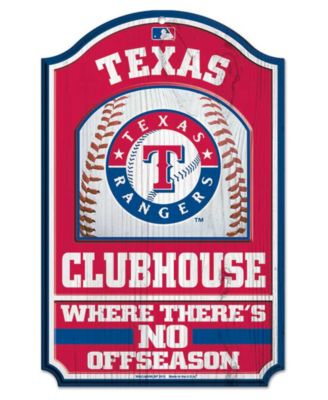 Wincraft Texas Rangers Wood Sign - Macy's
