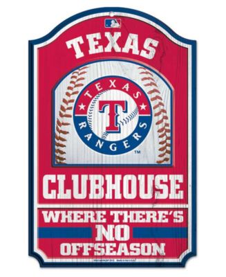 Wincraft Texas Rangers Wood Sign - Macy's