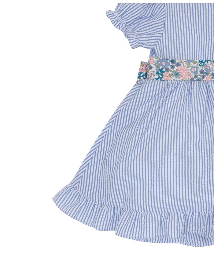 Rare Editions Baby Girls Seersucker Dress with Headband, 2 Piece Set ...